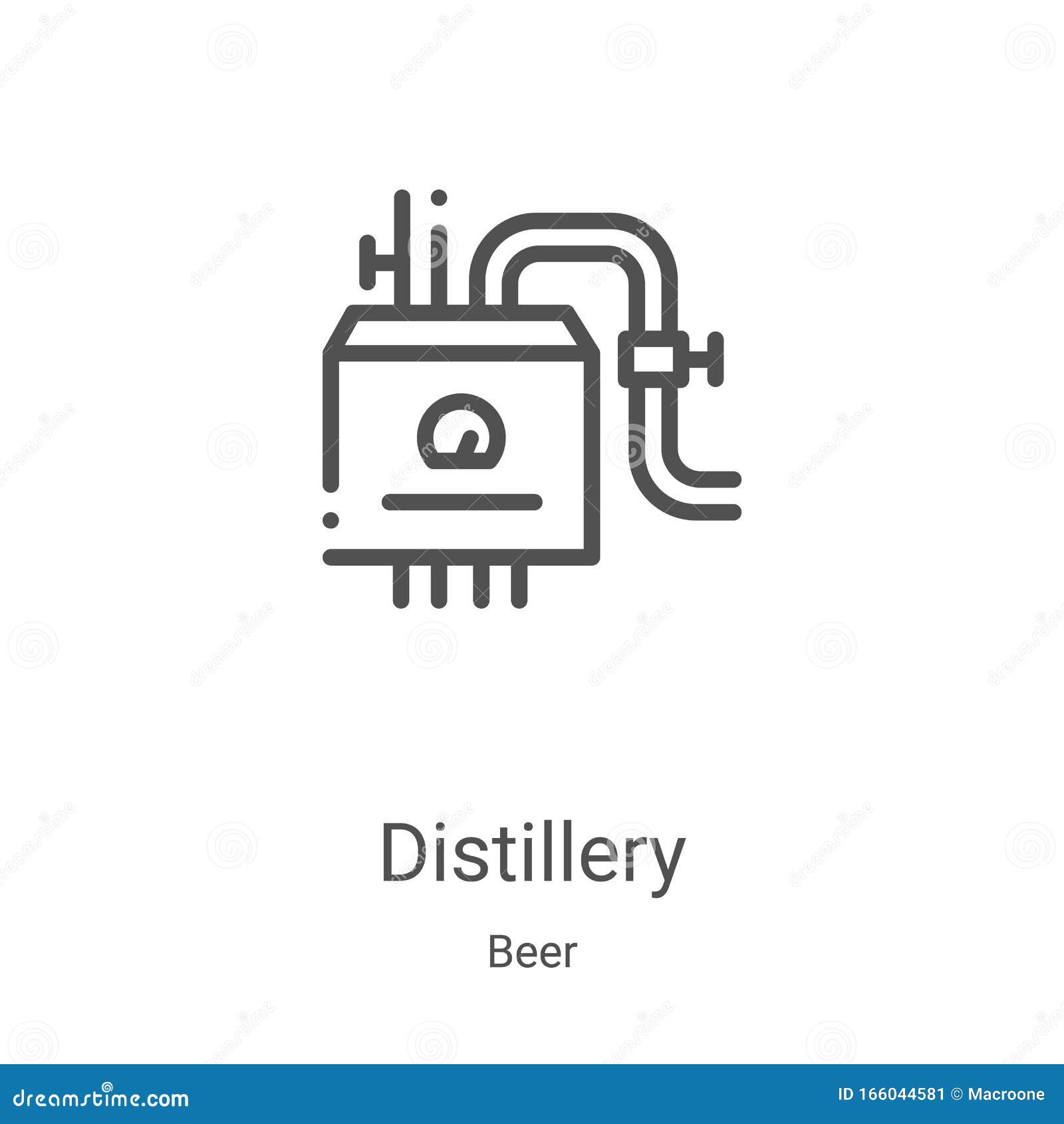 Distillery. Vector Hand Drawn Whisky Production Elements Royalty-Free ...