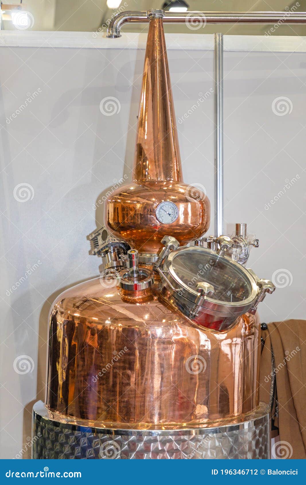 Distillery Still stock photo. Image of industry, beverage - 196346712