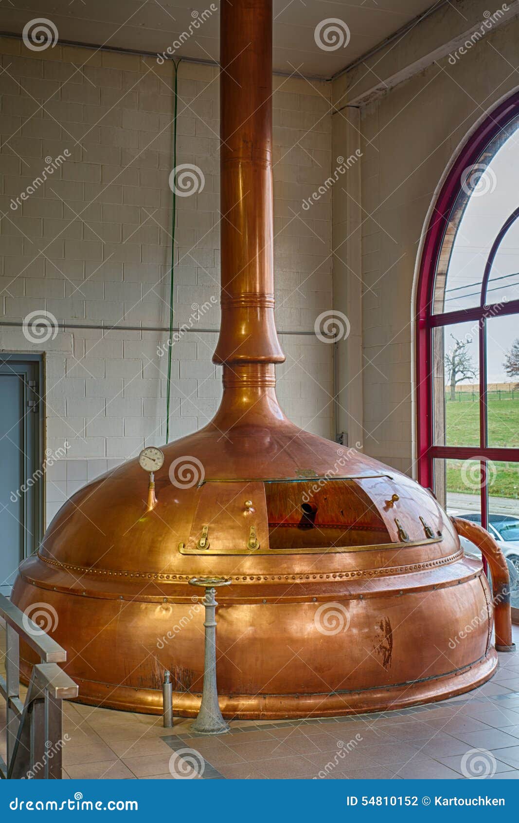 Distillery tanks brewery stock photo. Image of metallic - 54810152