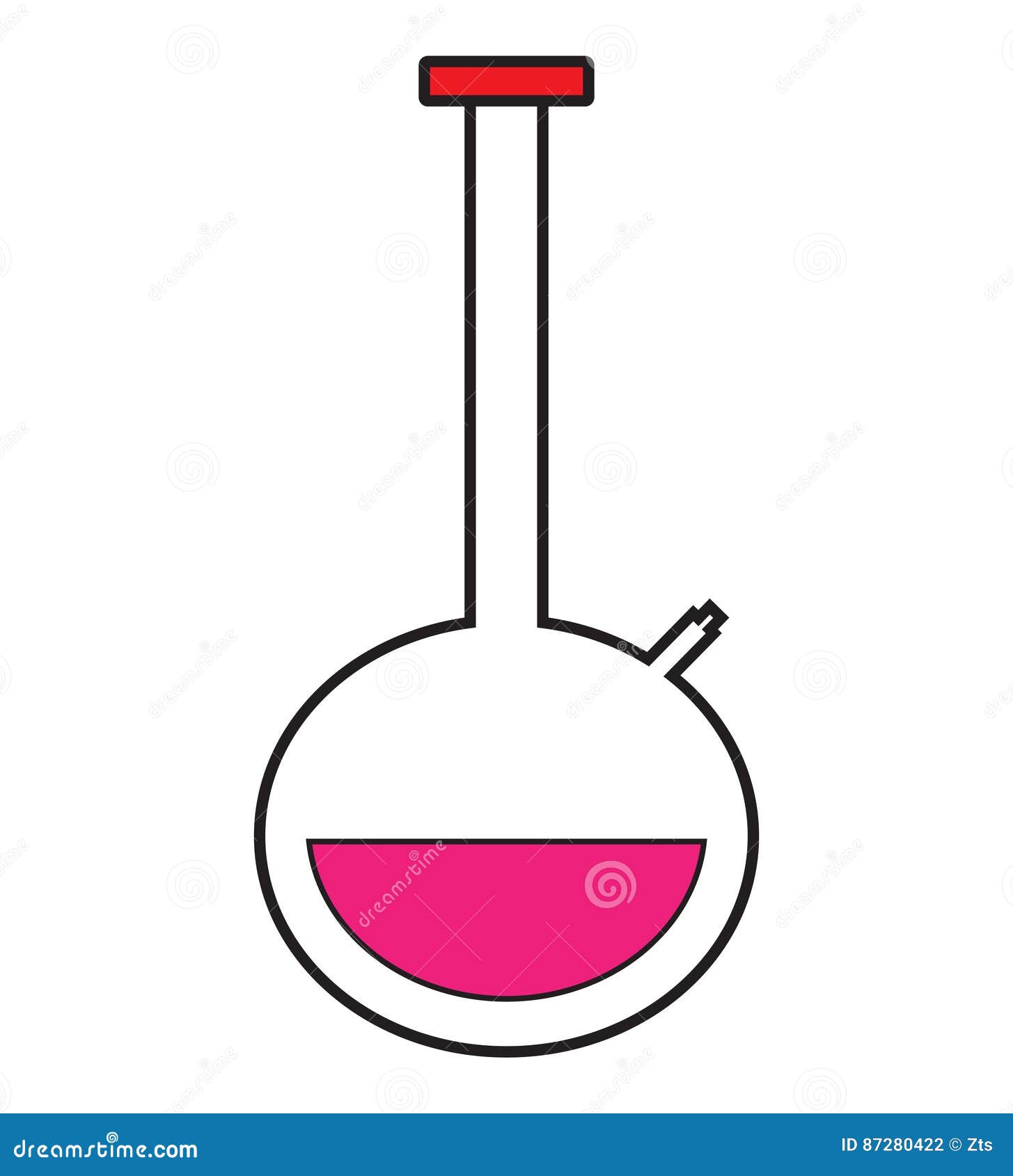 Flask Icon. Science And Chemistry Design. Vector Graphic ...