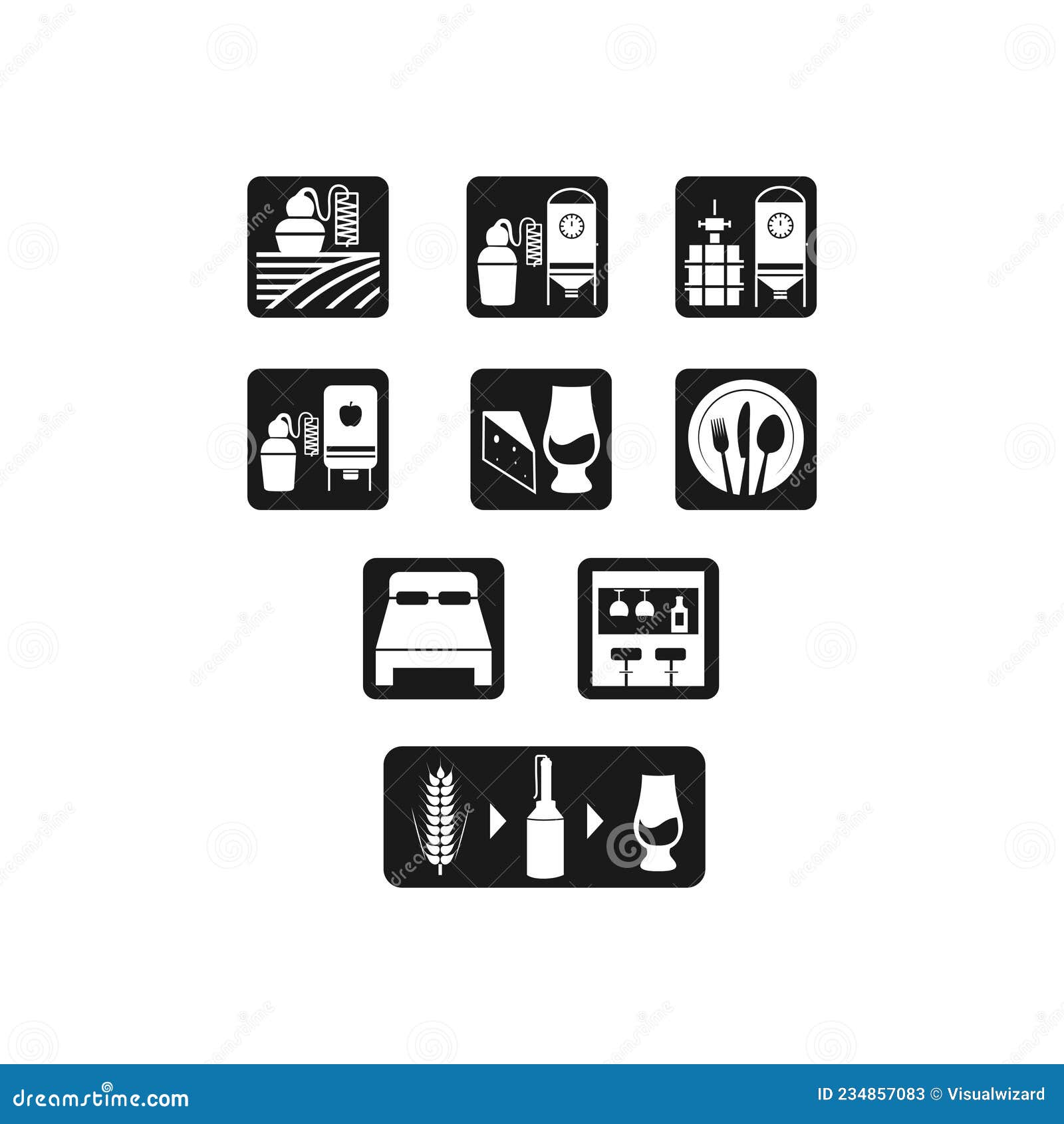 Fermentation Vector Icon On White Background. Flat Vector Fermentation ...