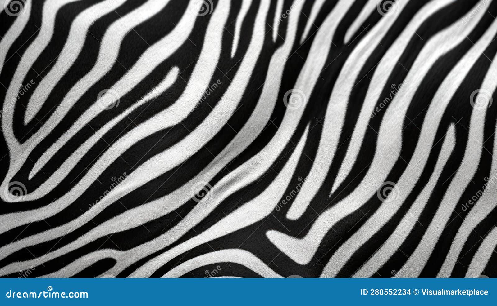 Distinct Zebra Stripes Pattern Stock Illustration - Illustration of ...