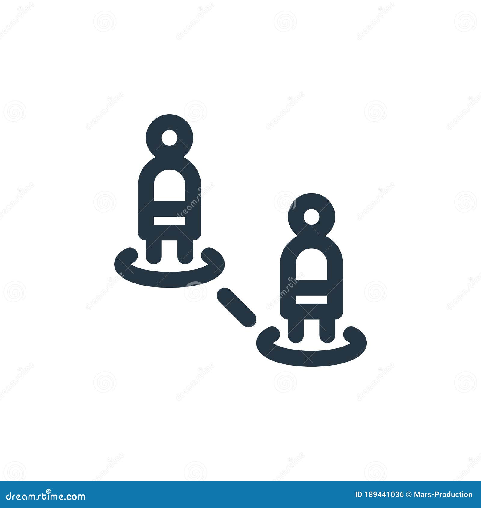 Distinction Vector Icon Isolated on White Background. Outline, Thin ...