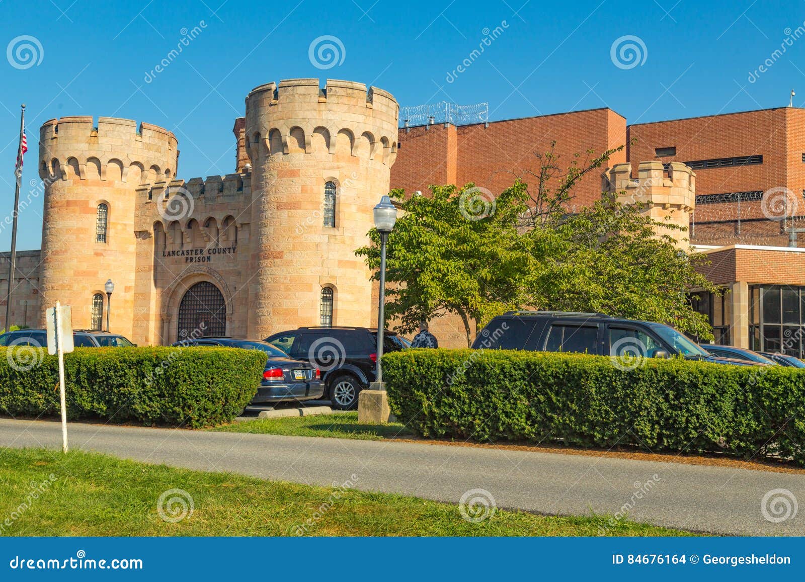 Distinctive Architecture of Lancaster County Prison Editorial Stock ...