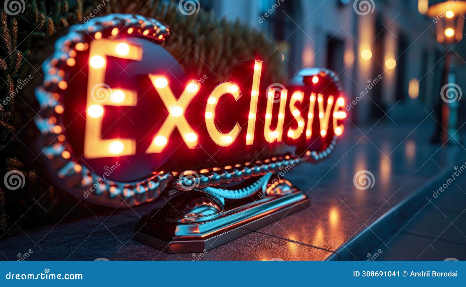 Distinctive Charm: Exclusive Word Art. Stock Illustration ...