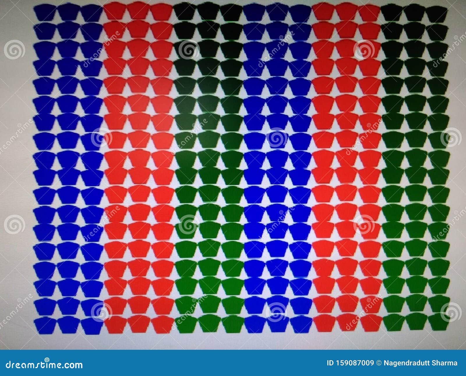 Distinctive Digital Pattern of Graphics in Colored Textures Stock ...