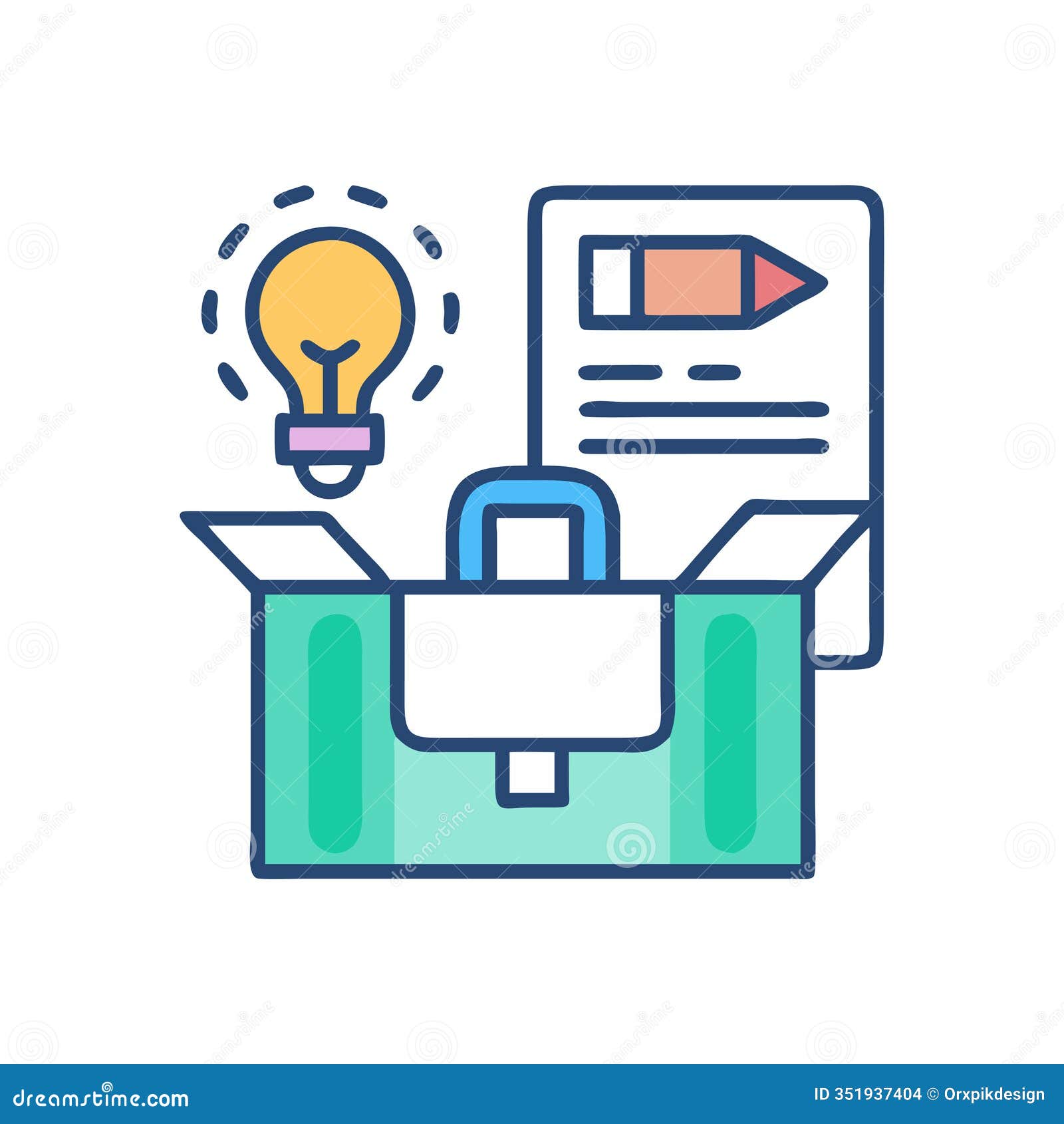 Distinctive Knowledge Kit Artwork Stock Vector - Illustration of ...