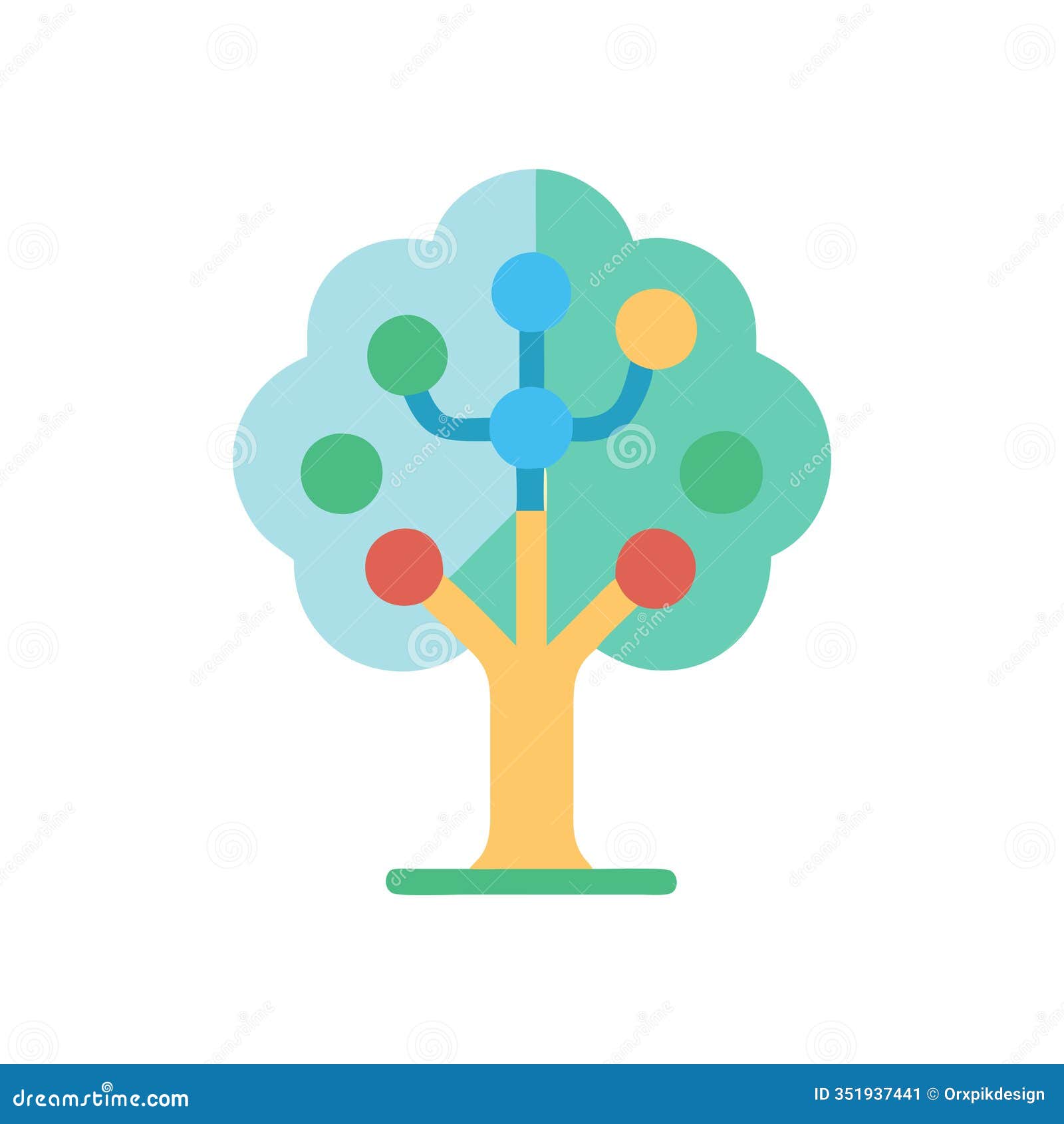 Distinctive Knowledge Tree Artwork Stock Vector - Illustration of idea ...