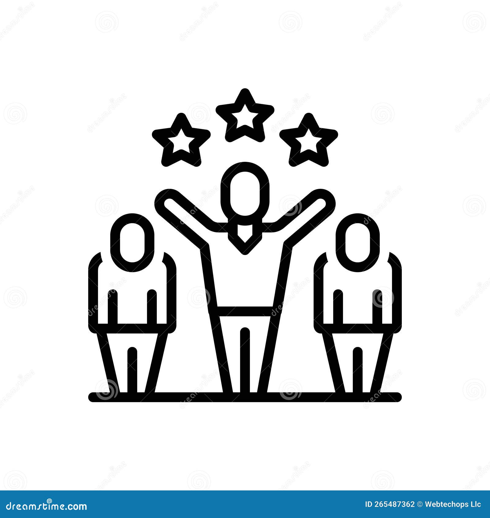 Black Line Icon for Distinguished, Specific and Exclusive Stock Vector ...