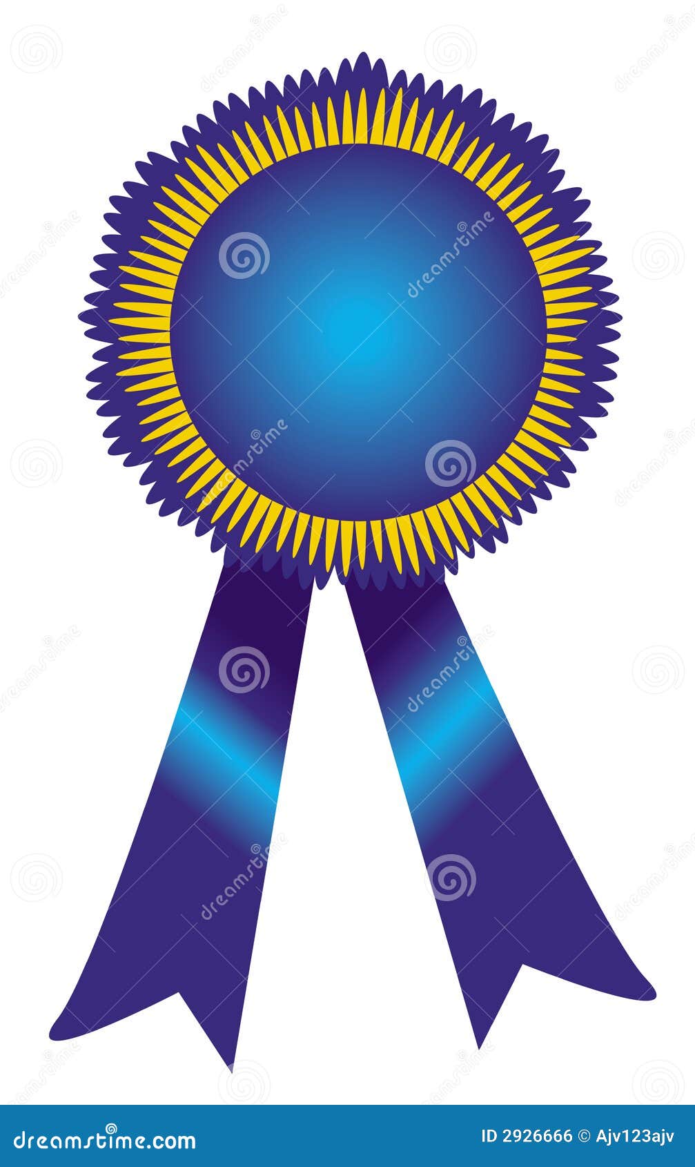 Distintivo del vincitore illustrazione vettoriale. Illustrazione di ...