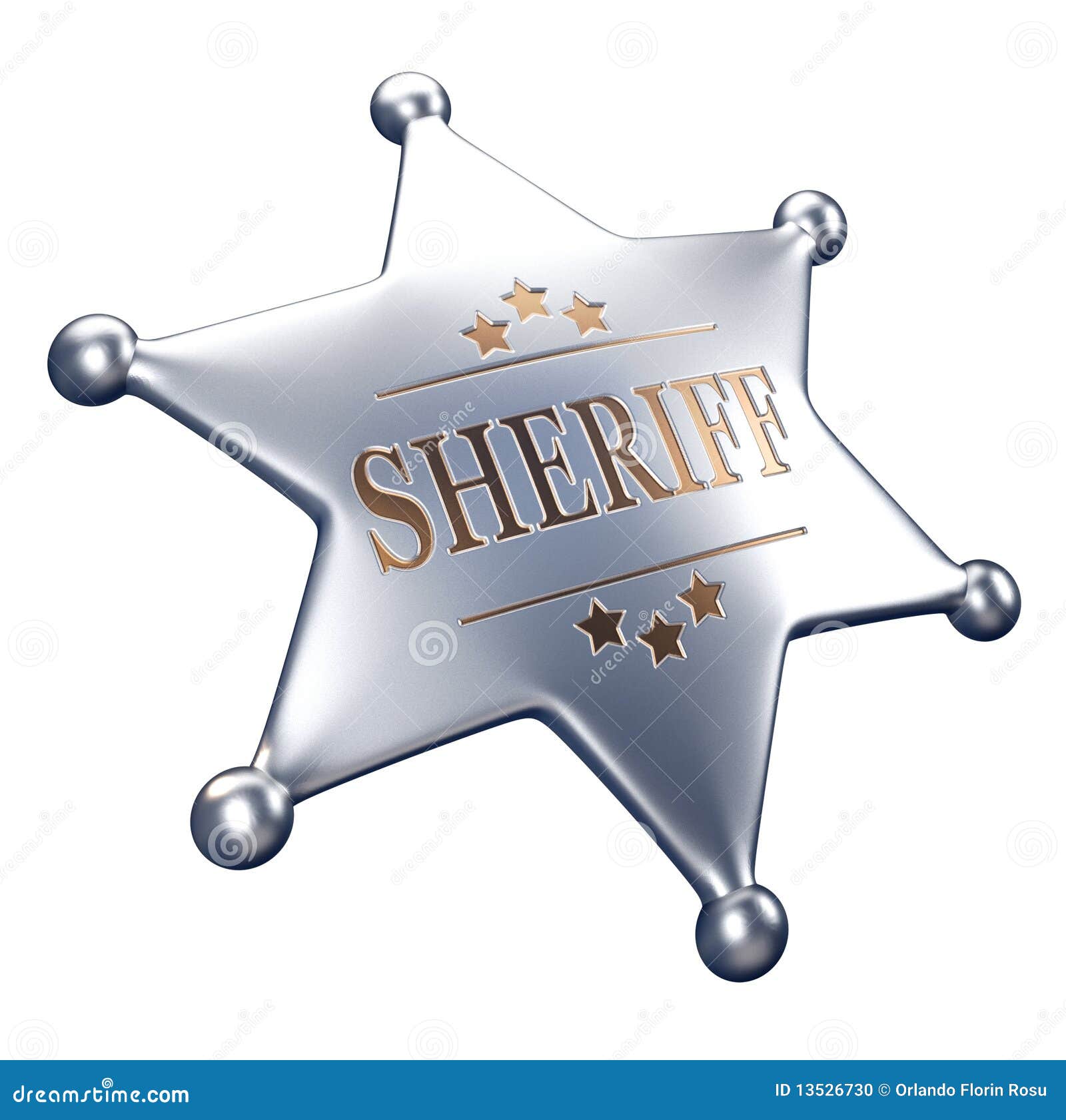 Distintivo dello sceriffo illustrazione di stock. Illustrazione di ...