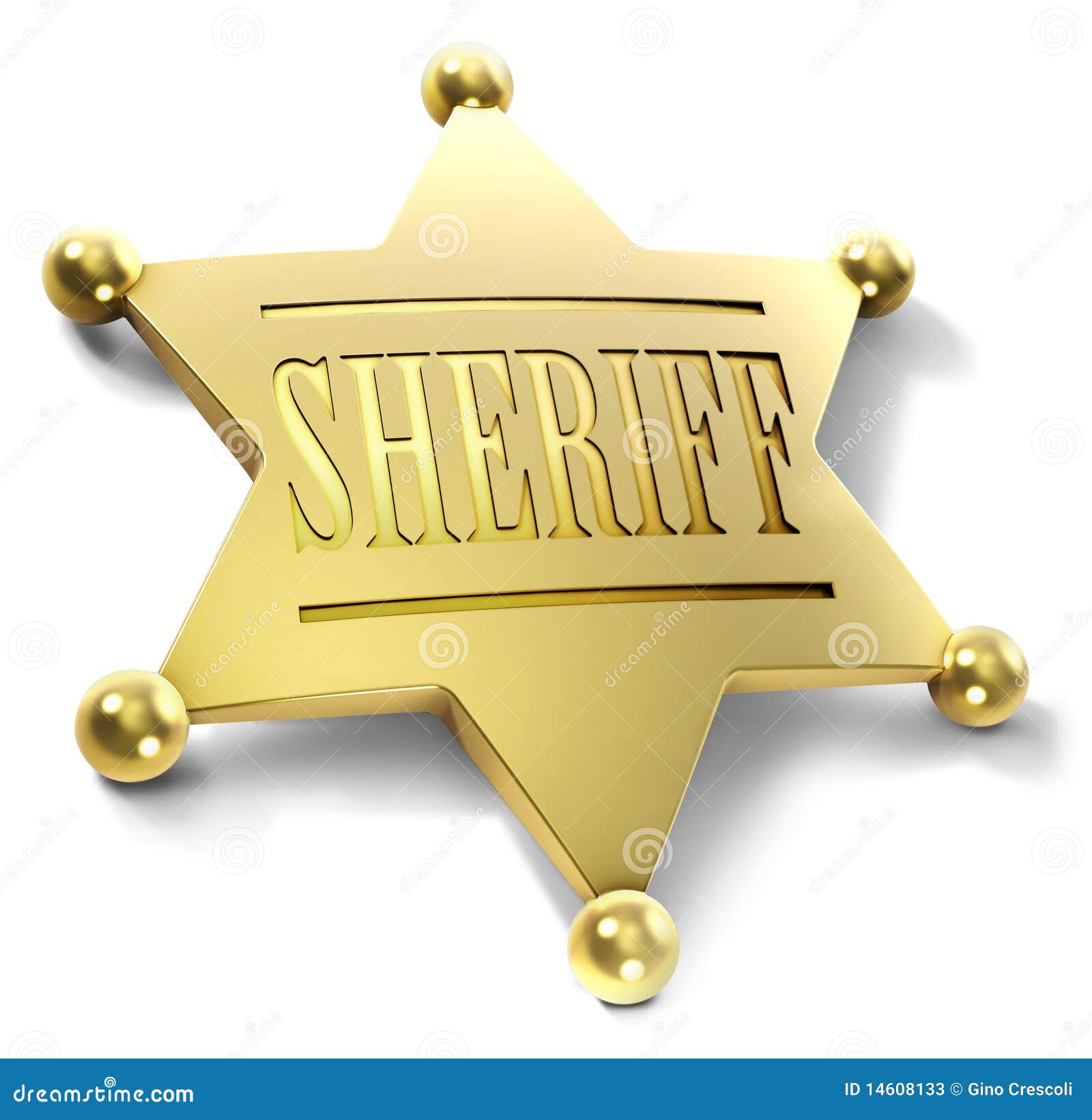 Distintivo dello sceriffo illustrazione di stock. Illustrazione di ...