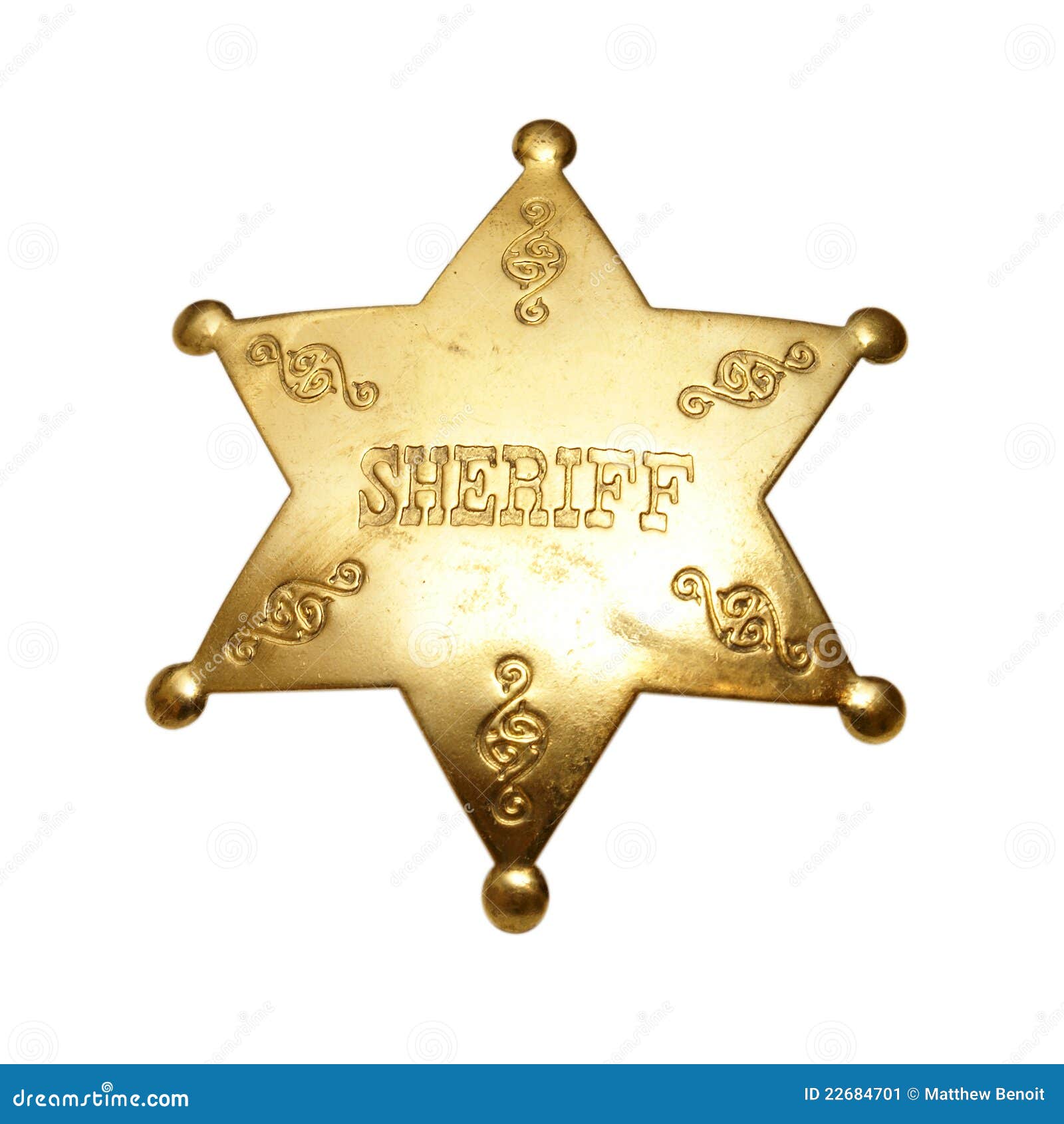 Distintivo dello sceriffo immagine stock. Immagine di figura - 22684701