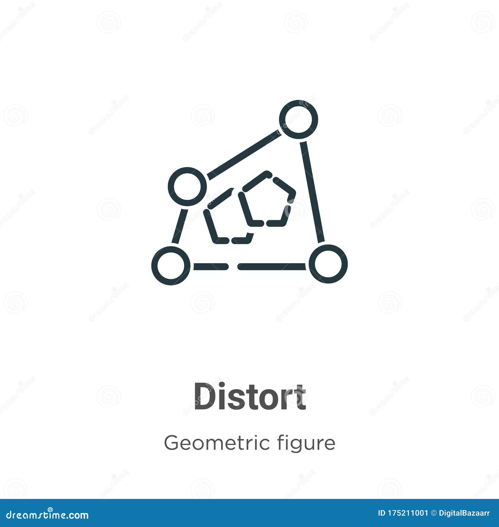 Distort Figure Line Pattern Background Stock Image | CartoonDealer.com ...