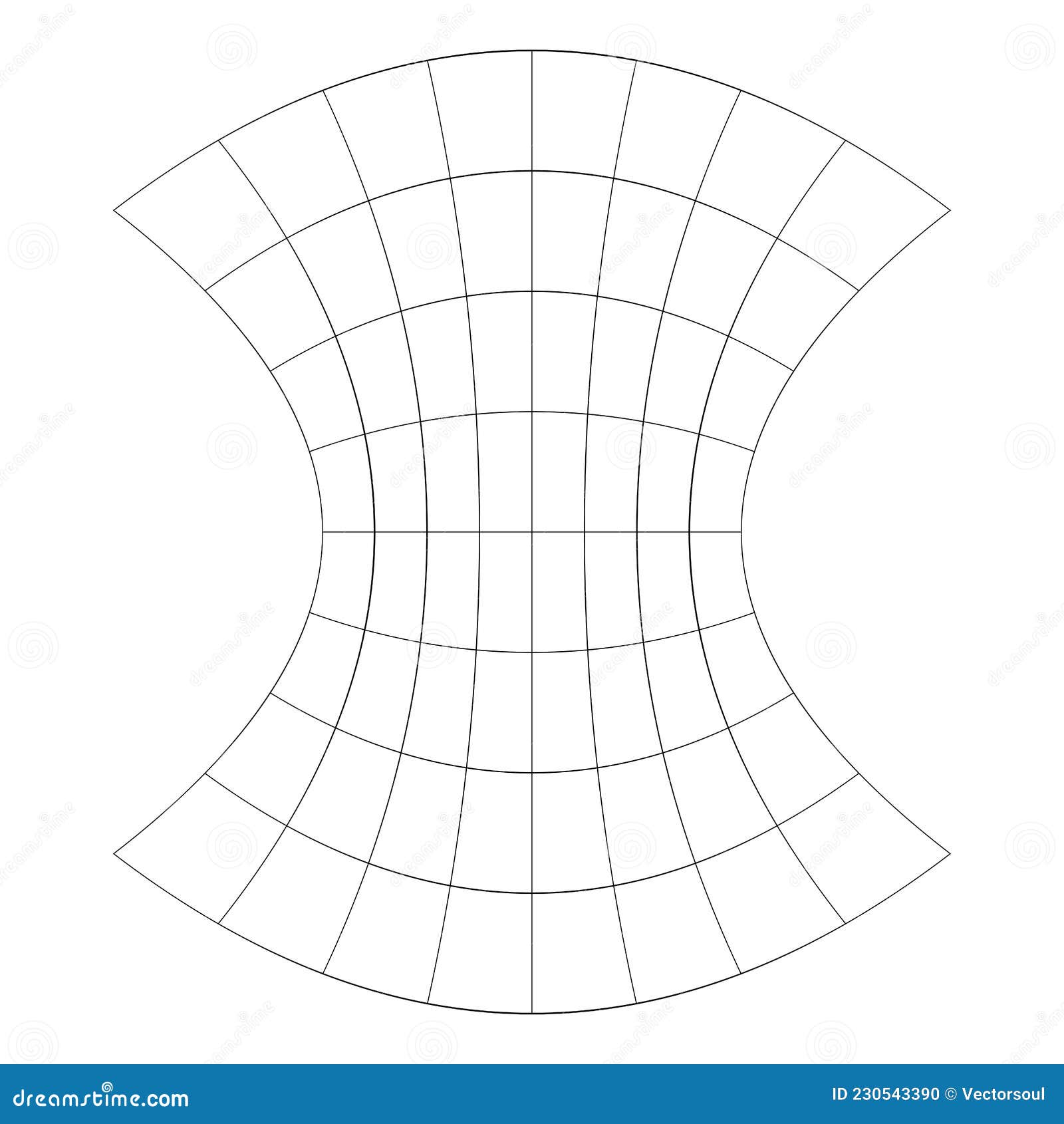 Distorted Abstract Geometric Shape Elements. Deformation, Distortion ...