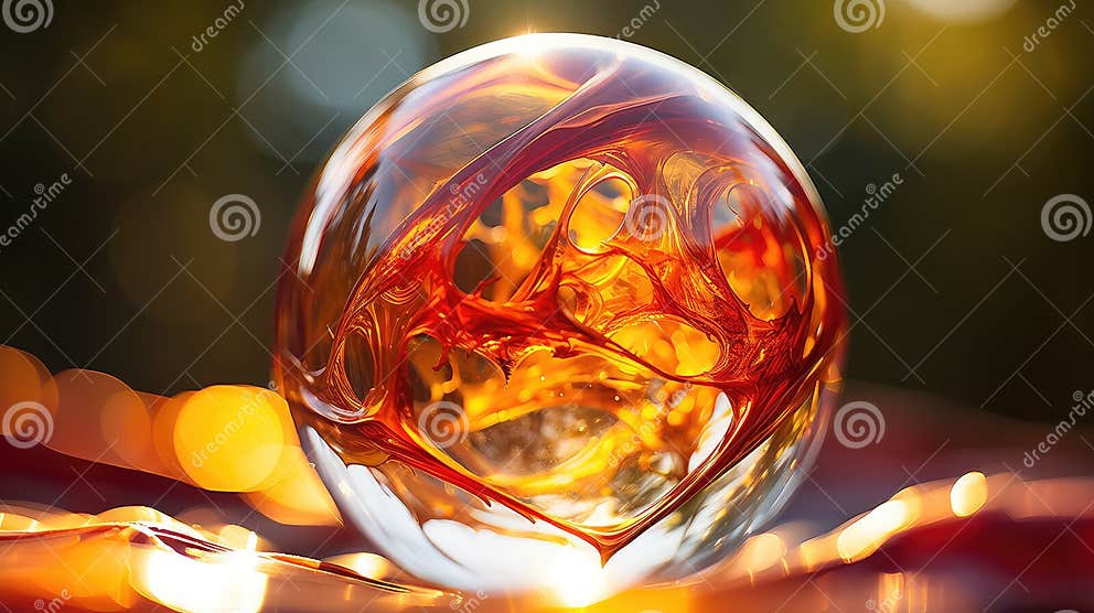 Distorted abstract sun stock illustration. Illustration of generated ...