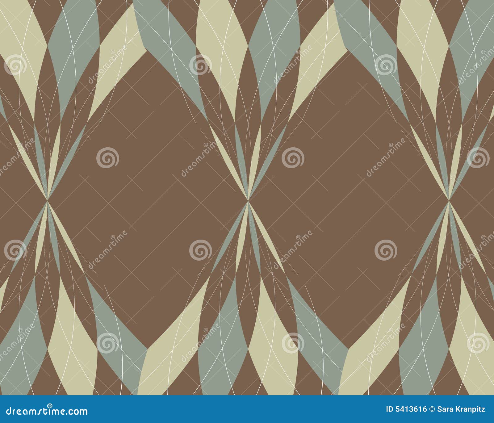 Distorted Argyle Border Picture. Image: 5413616