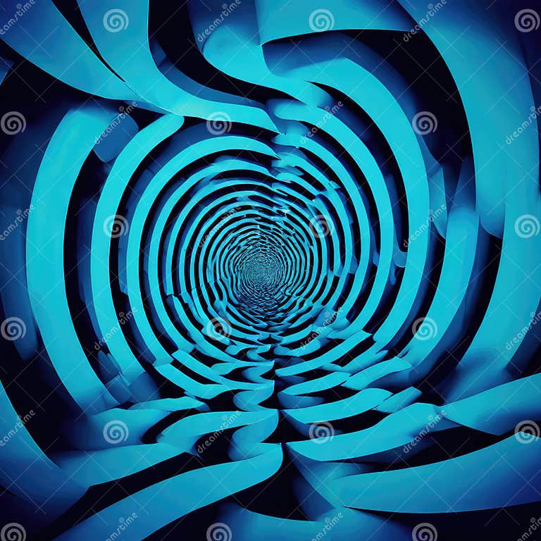 Distorted Background. Optical Illusion Bright Colorful Texture Stock ...