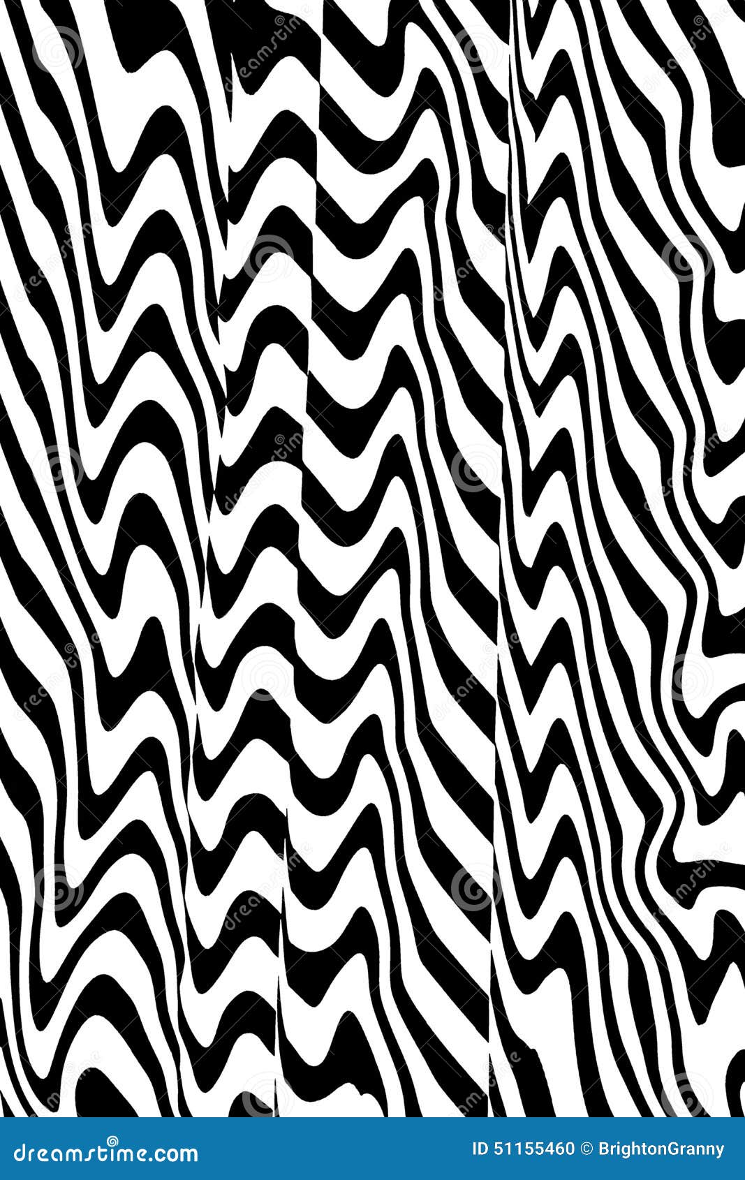 Distorted Black and White Lines Stock Photo - Image of distorted, waves ...