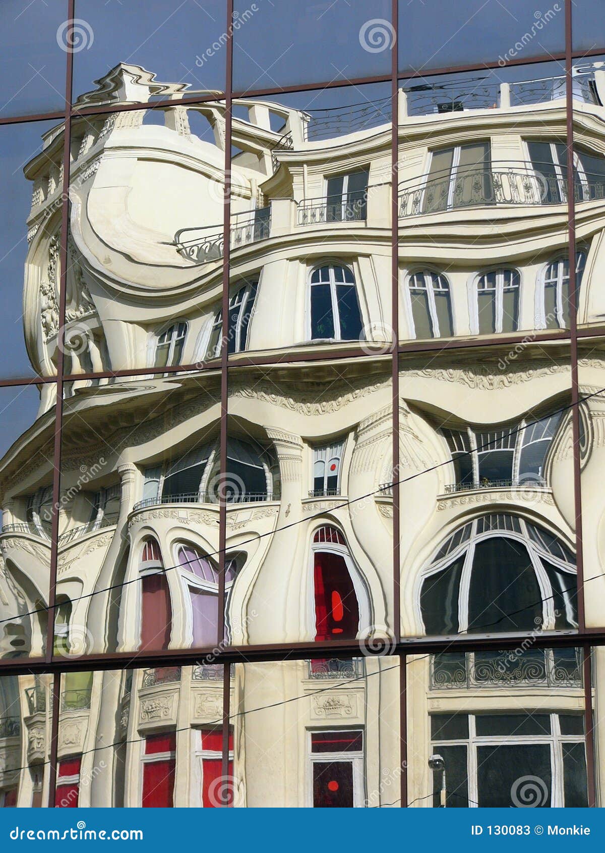 Distorted Building Reflection Picture. Image: 130083