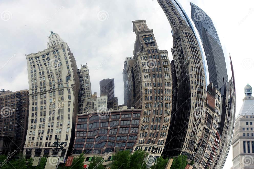 Distorted buildings stock image. Image of architecture - 9708229