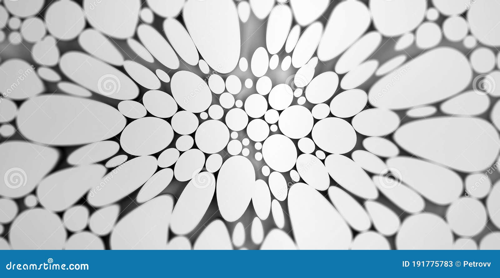 Distorted Circles are Distorted To the Center Stock Illustration ...