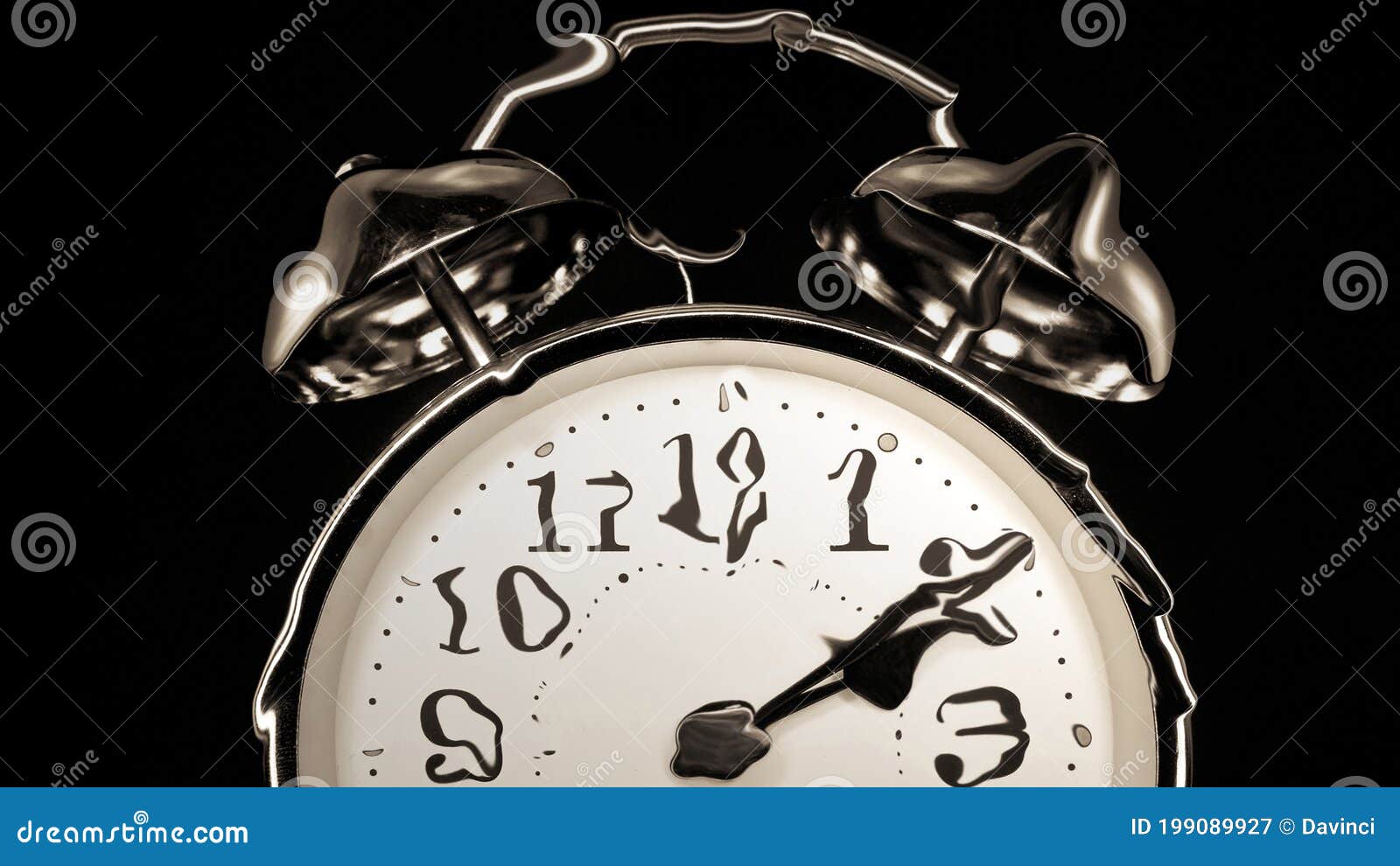 Distorted clock face stock image. Image of clocks, face - 199089927