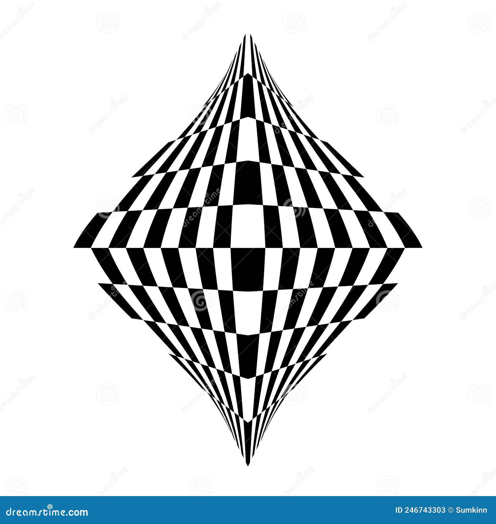 Distorted, deformed grids stock vector. Illustration of wavy - 246743303