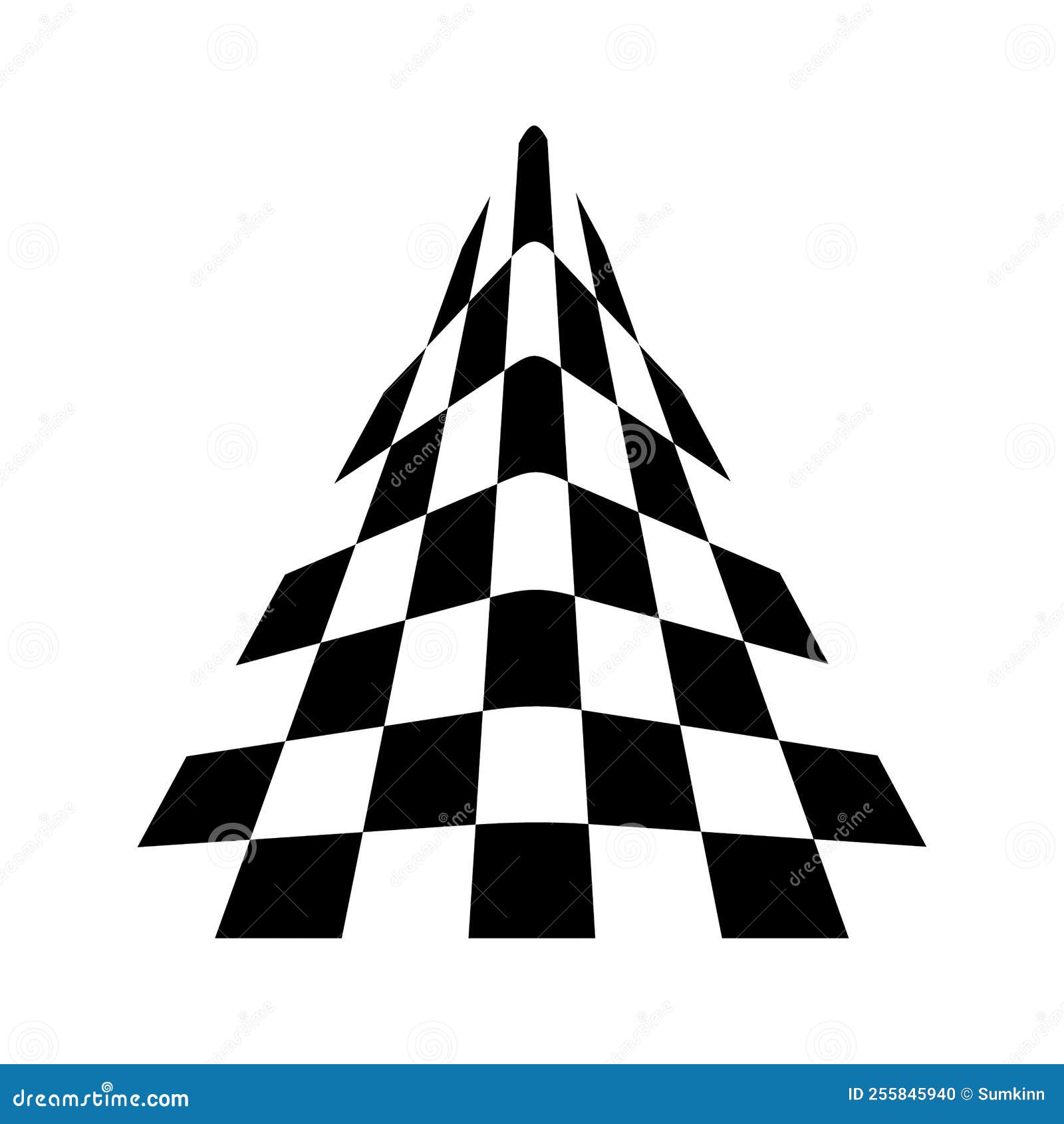 Distorted Deformed Grids Stock Vector Illustration Of Element 255845940