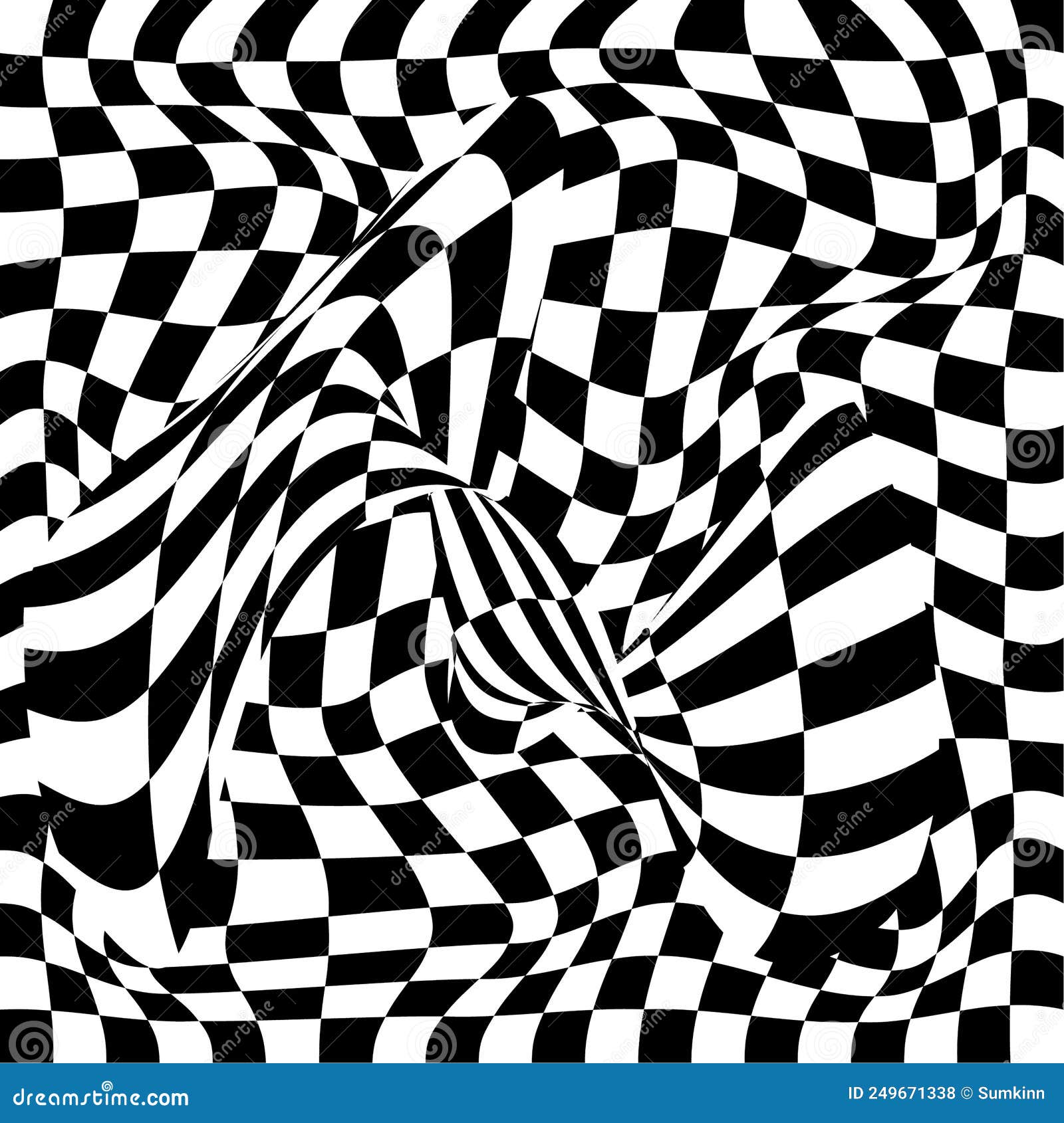 Distorted, Deformed Grids Royalty-Free Cartoon | CartoonDealer.com ...