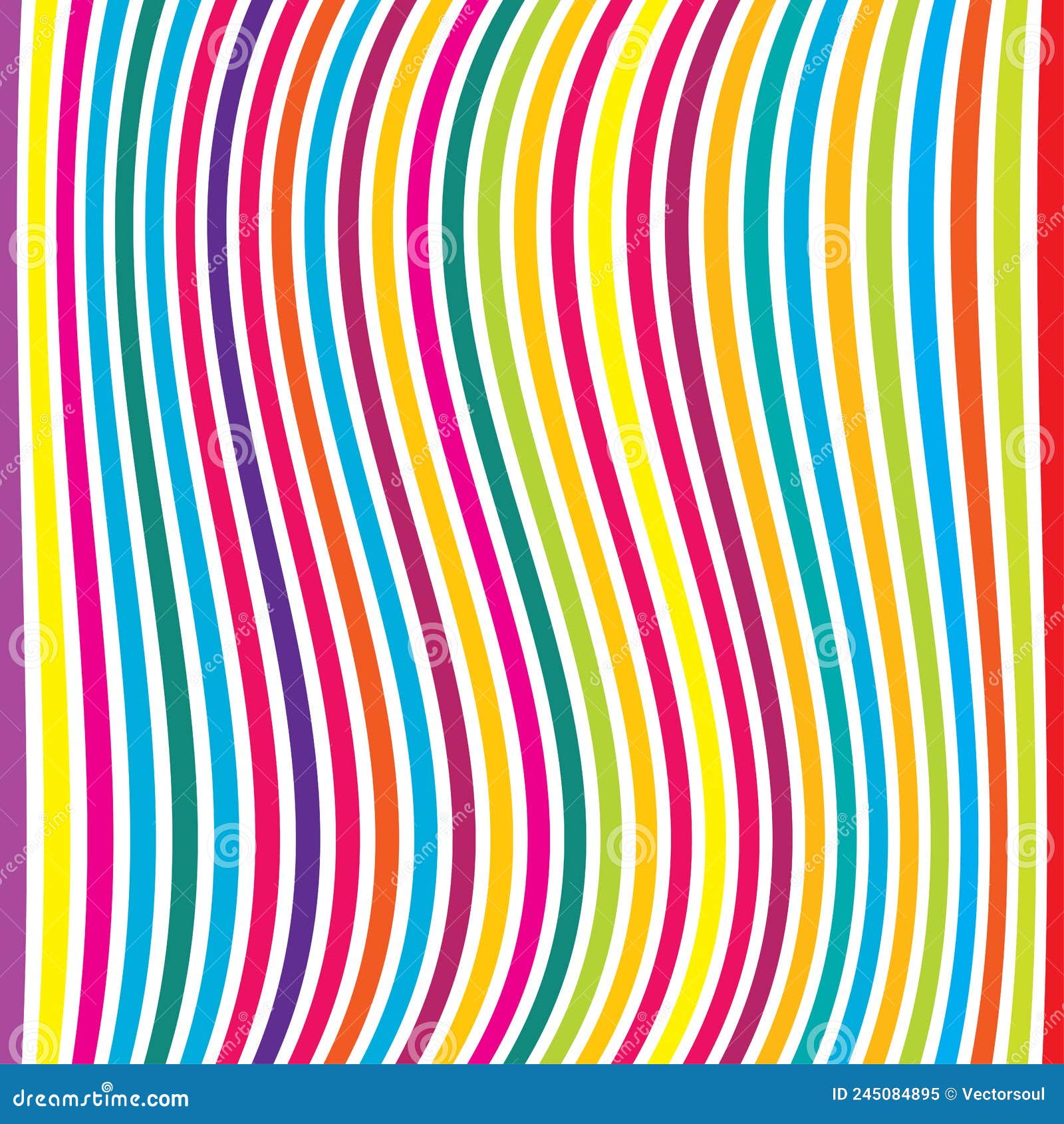 Distorted, Deformed Lines and Stripes Vector Element Stock Vector ...