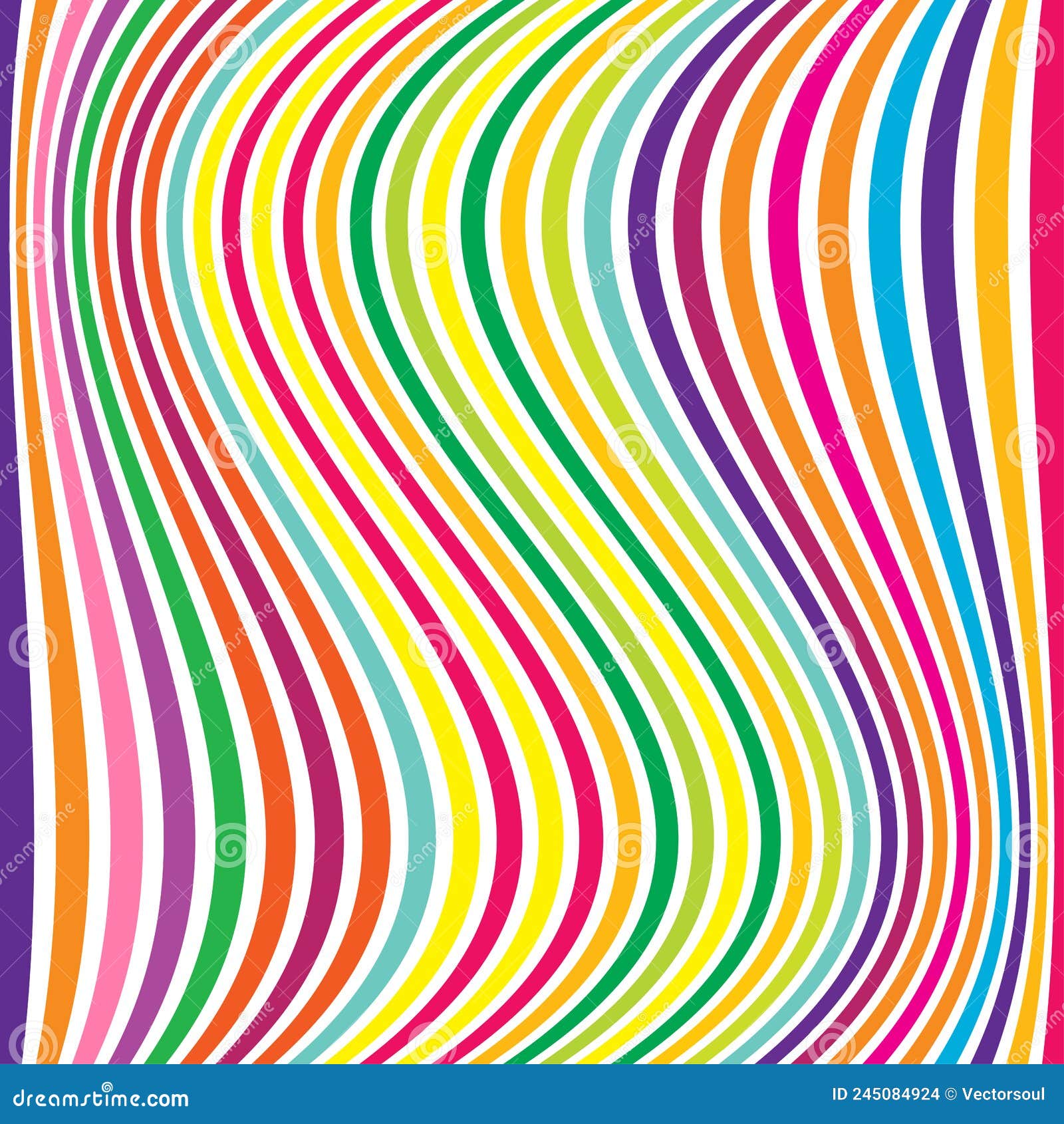 Distorted, Deformed Lines and Stripes Vector Element Stock Vector ...