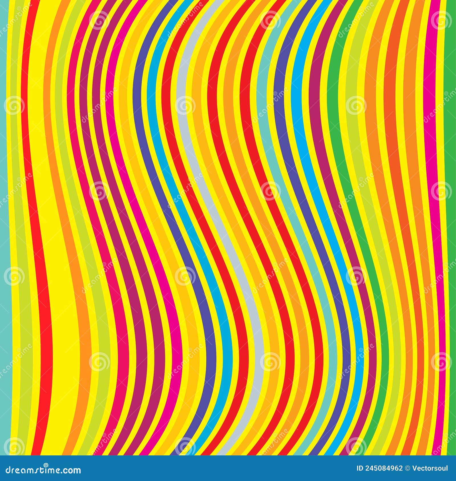 Distorted, Deformed Lines and Stripes Vector Element Stock Vector ...
