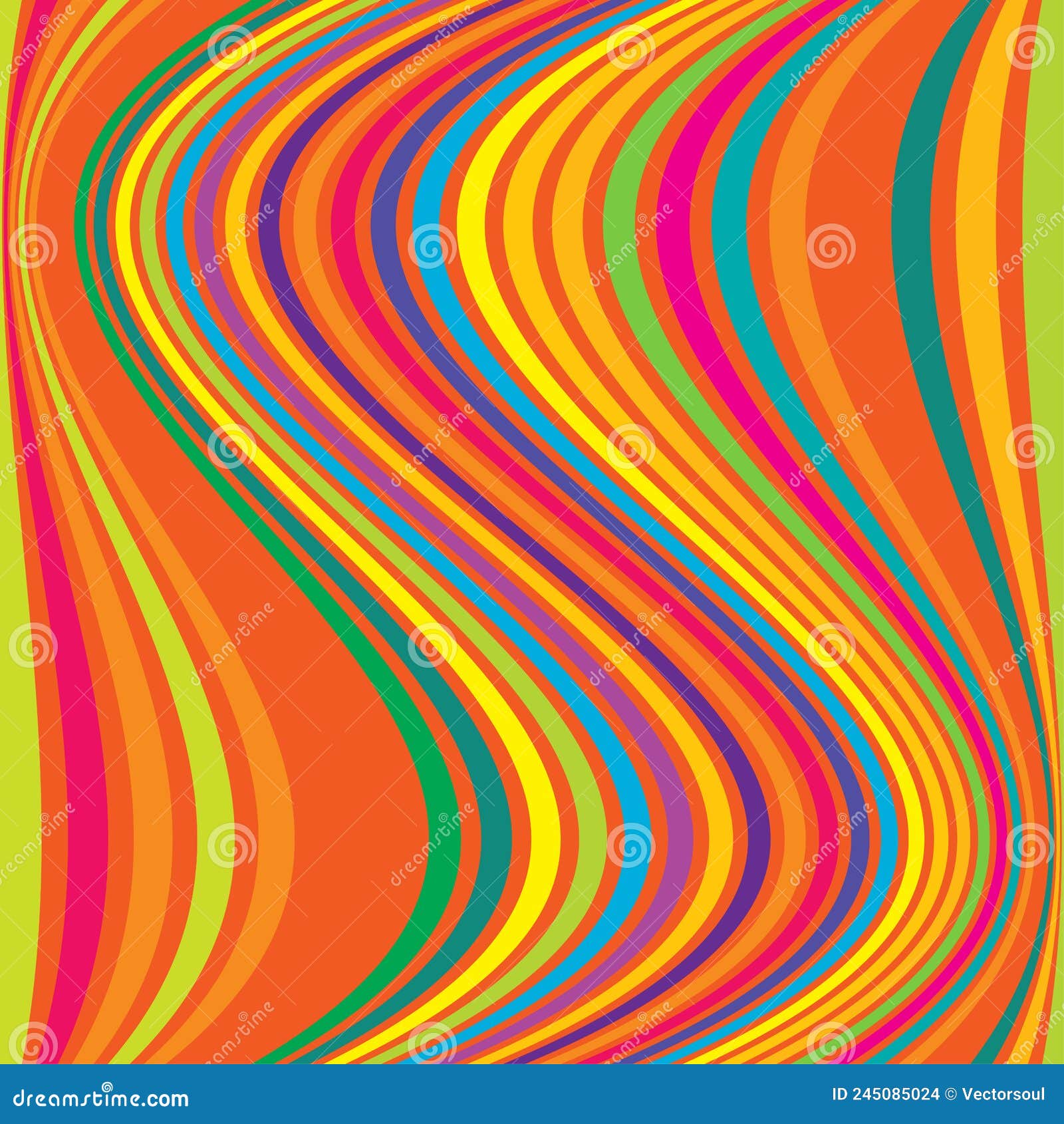 Distorted, Deformed Lines and Stripes Vector Element Stock Vector ...