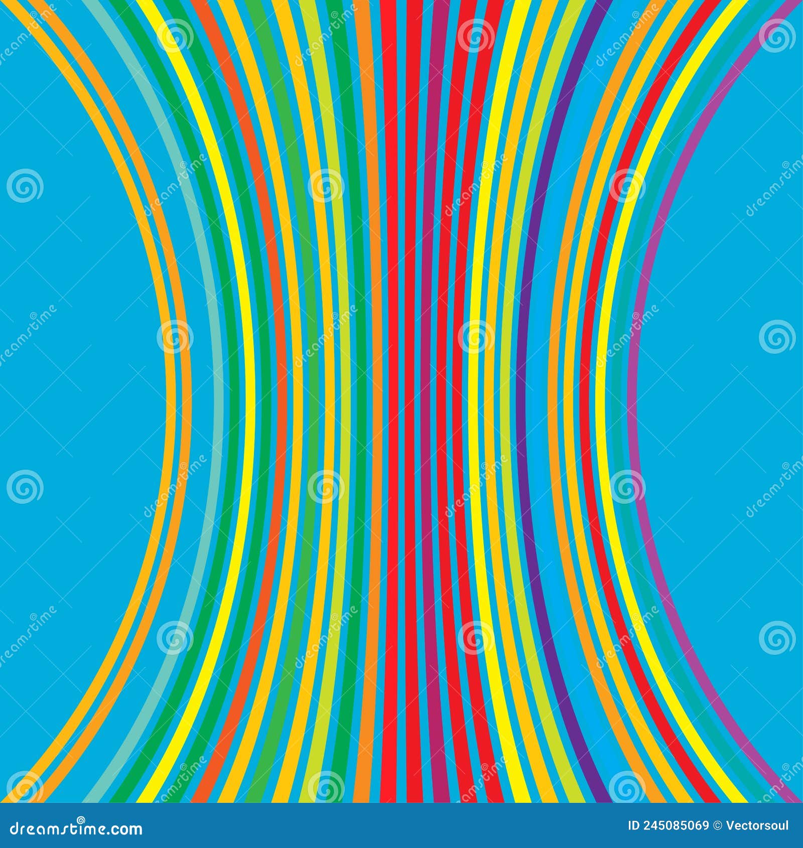 Distorted, Deformed Lines and Stripes Vector Element Stock Vector ...