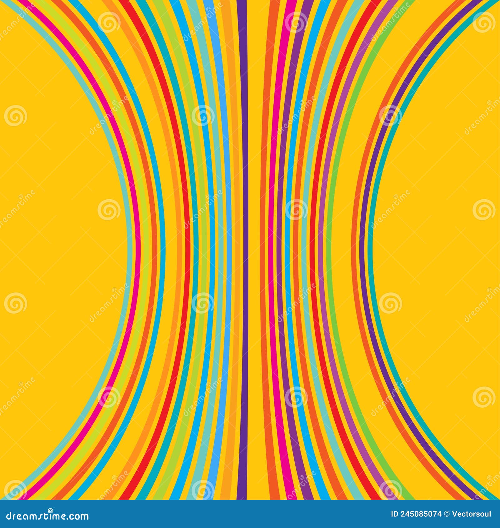 Distorted, Deformed Lines and Stripes Vector Element Stock Vector ...