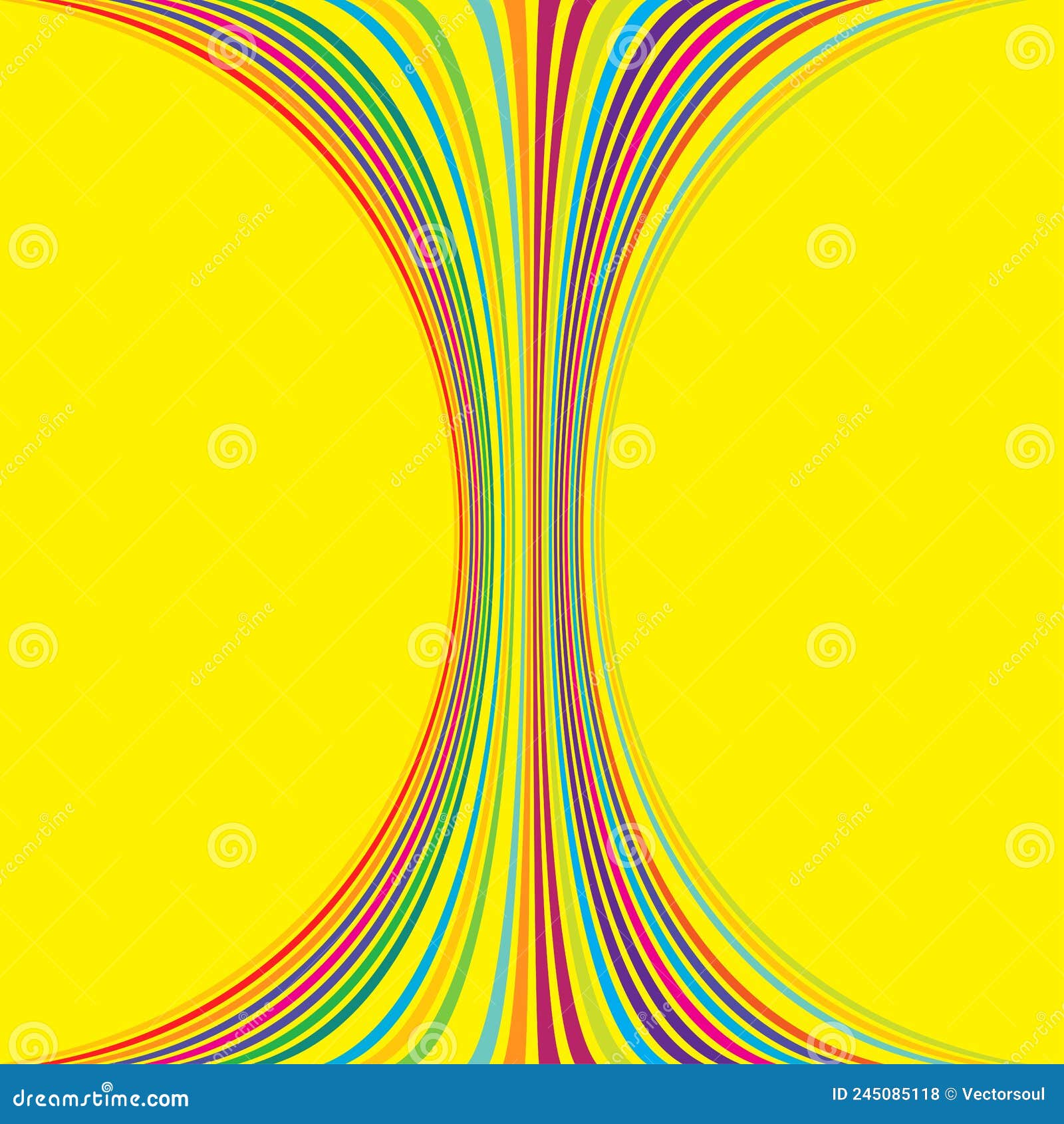 Distorted, Deformed Lines and Stripes Vector Element Stock Vector ...