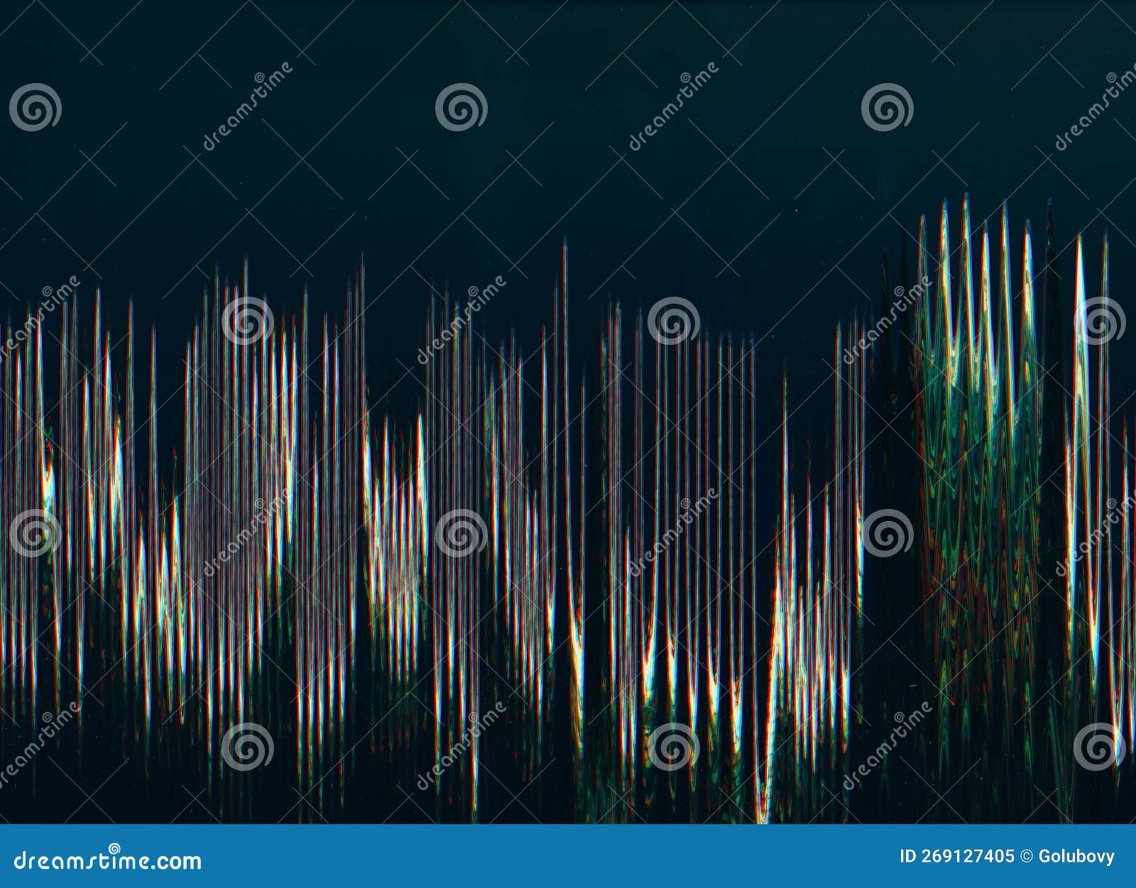 Distorted Display System Breakdown Glitch Pattern Stock Image - Image ...