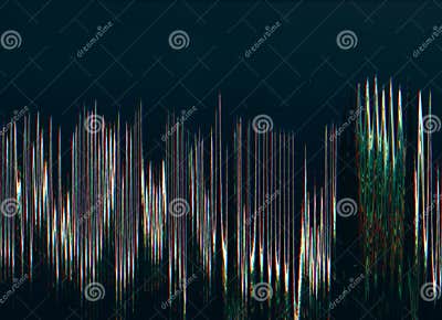 Distorted Display System Breakdown Glitch Pattern Stock Image - Image ...