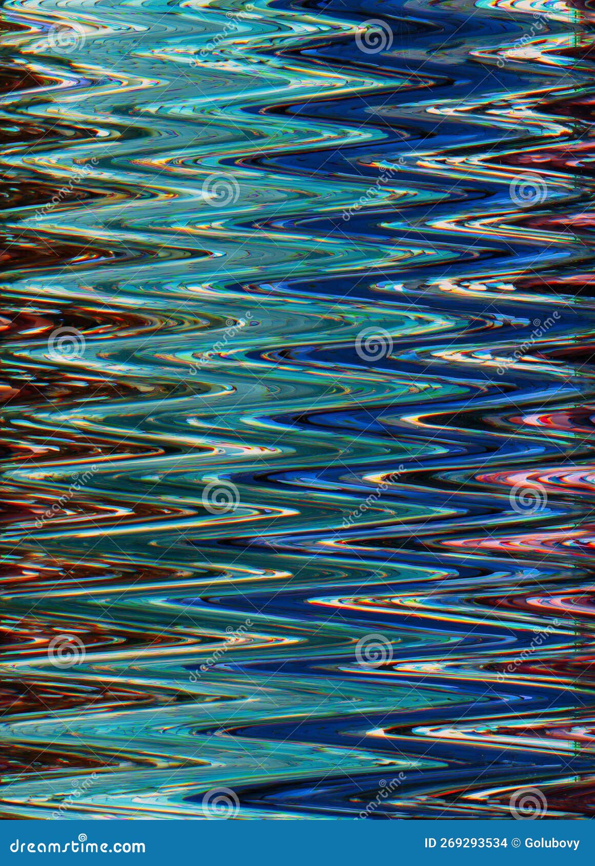 Distorted Display System Breakdown Glitch Pattern Stock Illustration ...