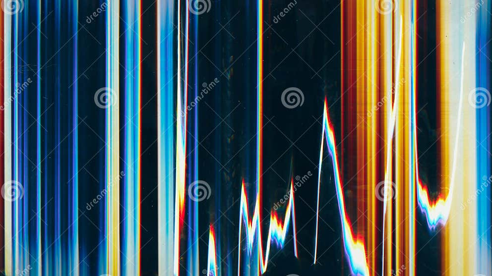 Distorted Display System Breakdown Signal Error Stock Photo - Image of ...