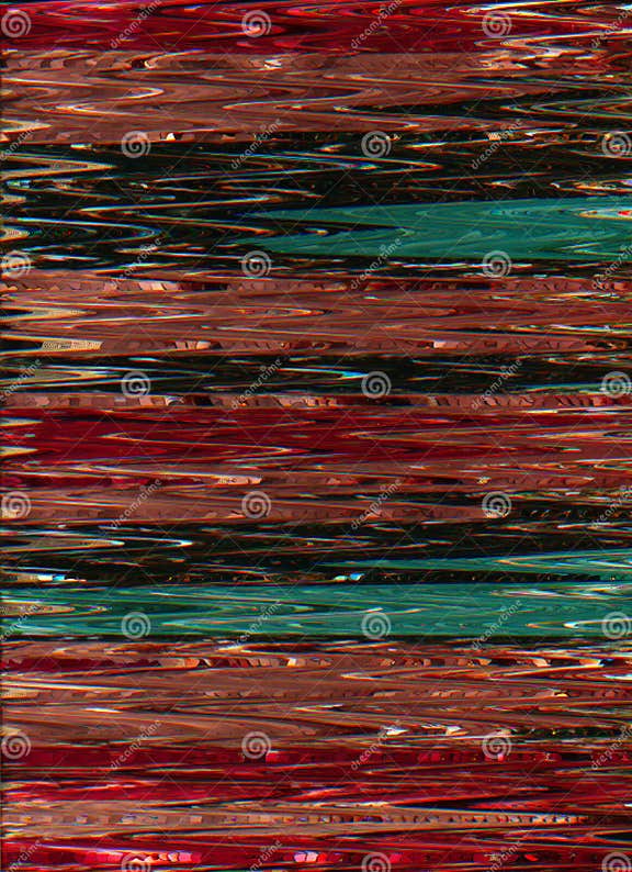 Distorted Display System Breakdown Signal Error Stock Photo - Image of ...