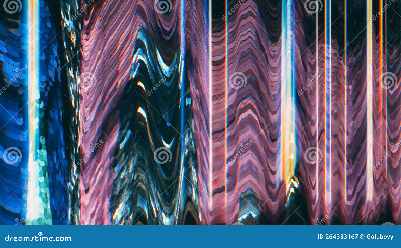 Distorted Display User Interface Breakdown Static Stock Image - Image ...