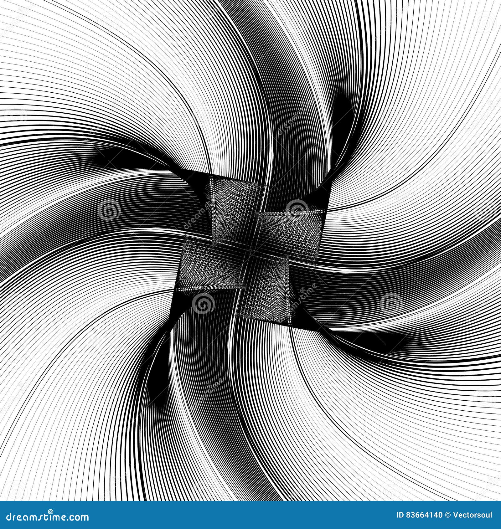 Distorted Geometric Pattern Stock Vector - Illustration of kaos ...