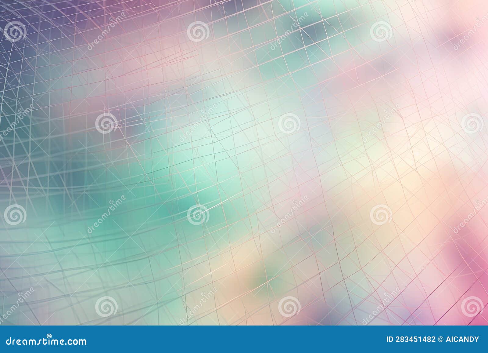 Distorted Grid in Pastel Colors with a Soft Blur Effect Stock ...