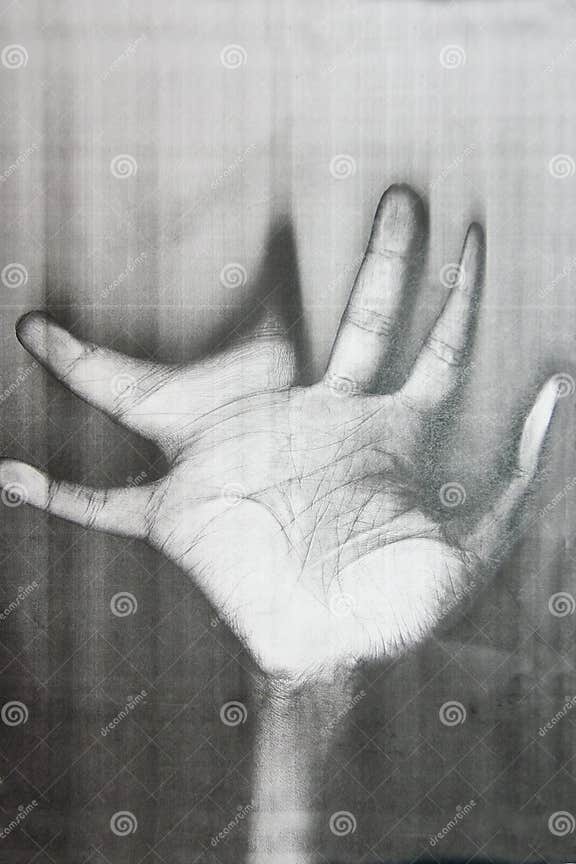 Distorted hand palm stock photo. Image of fingerprint - 28028202