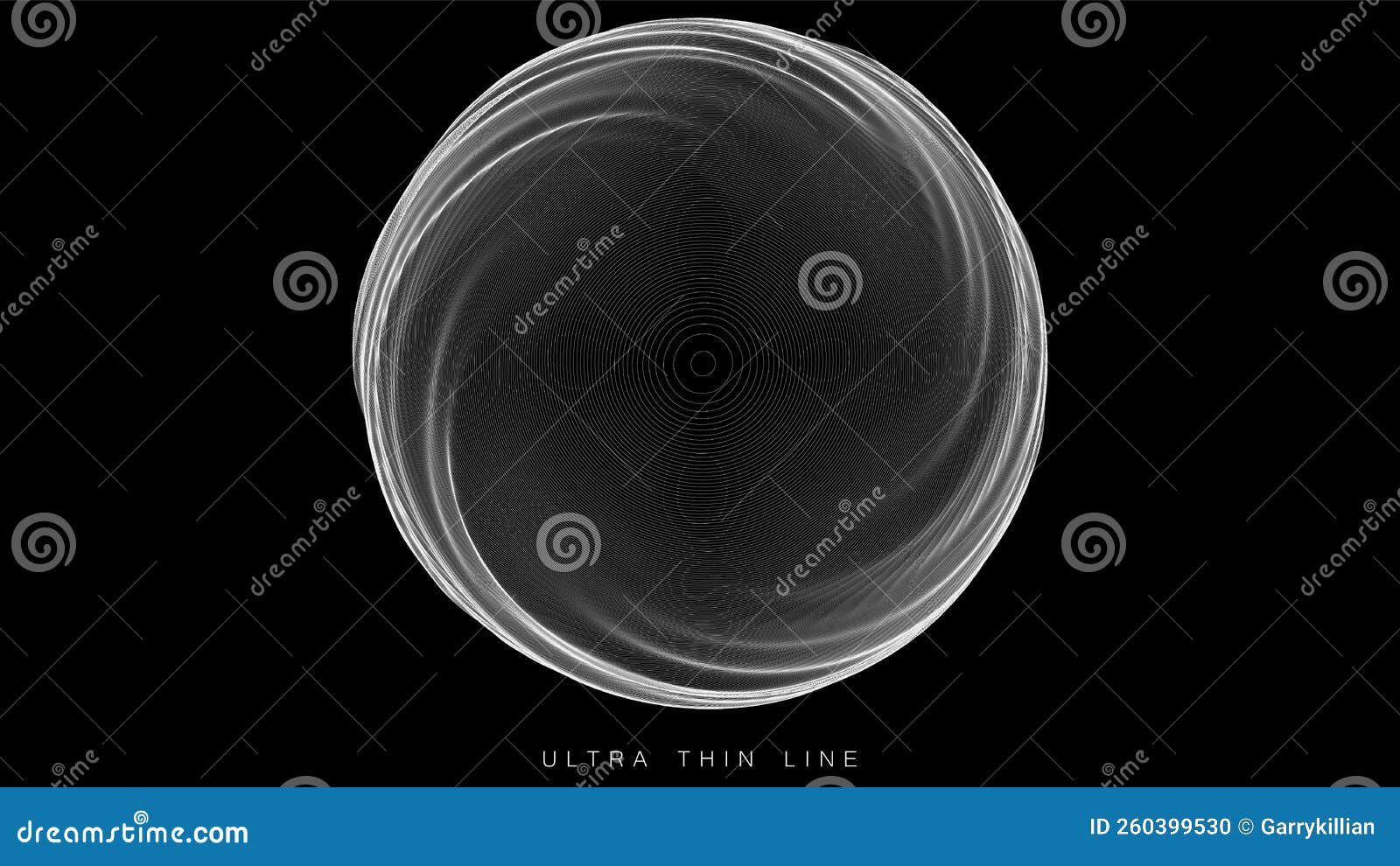 Distorted Line Spheres. Vector Thin Line Glitch Geometry Stock Vector ...