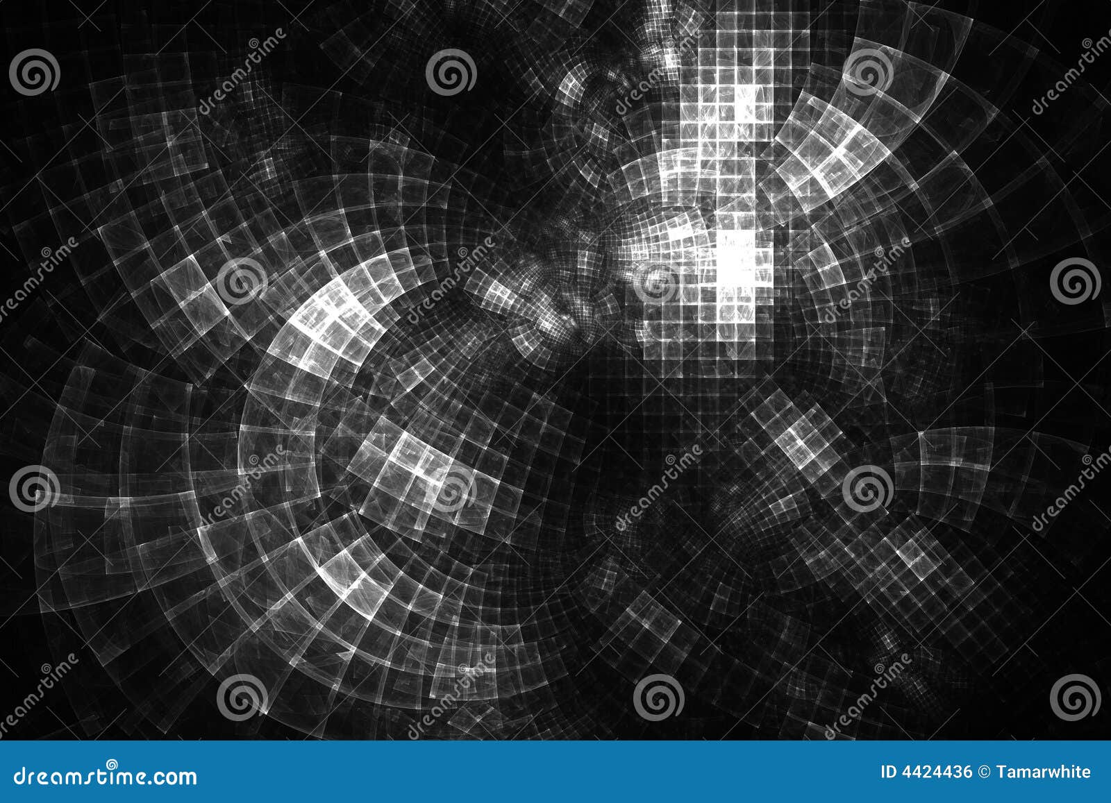 Distorted Monochrome Grid stock illustration. Illustration of digital ...