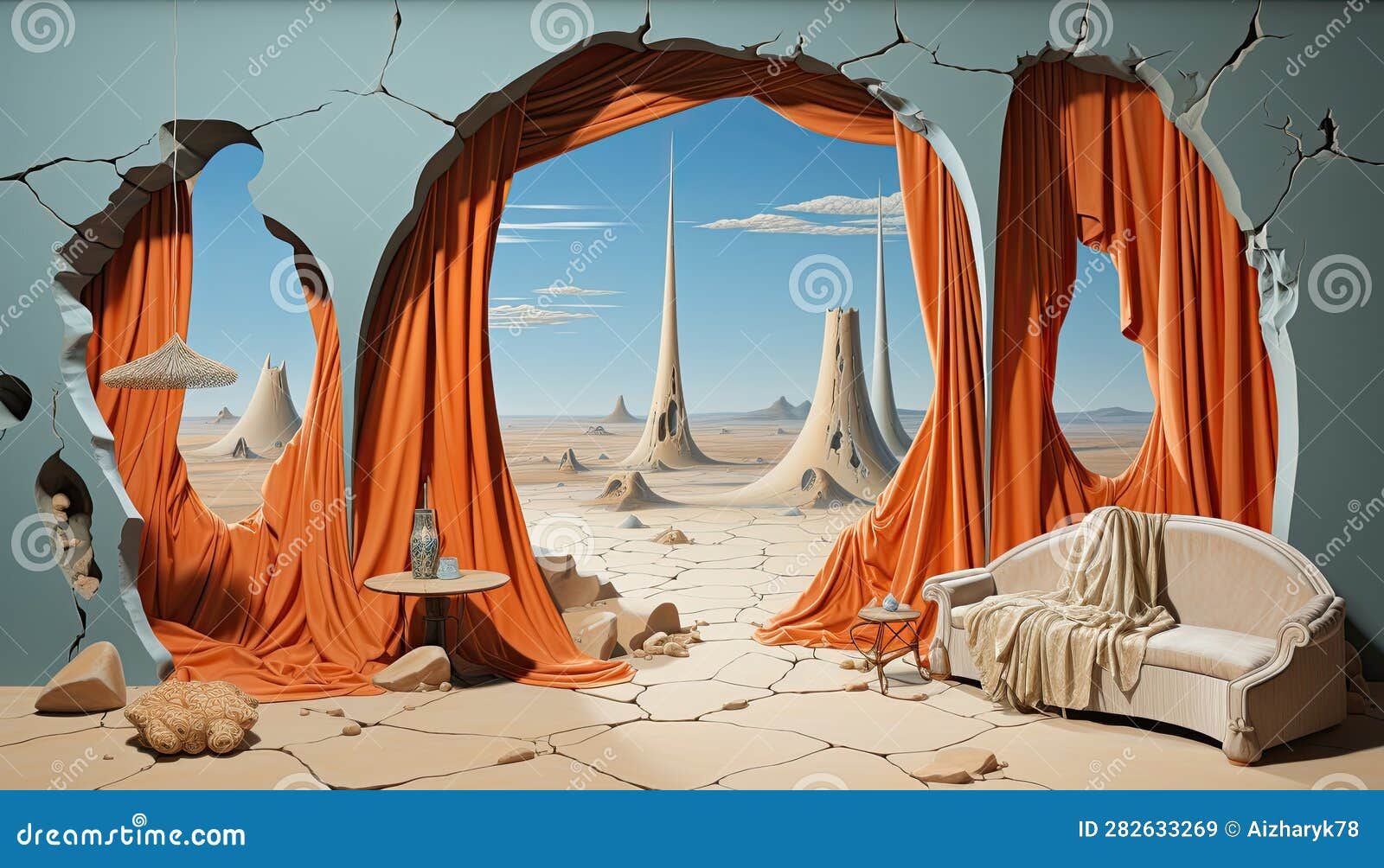 Distorted, Negative Space, Warped Vistas Stock Illustration ...