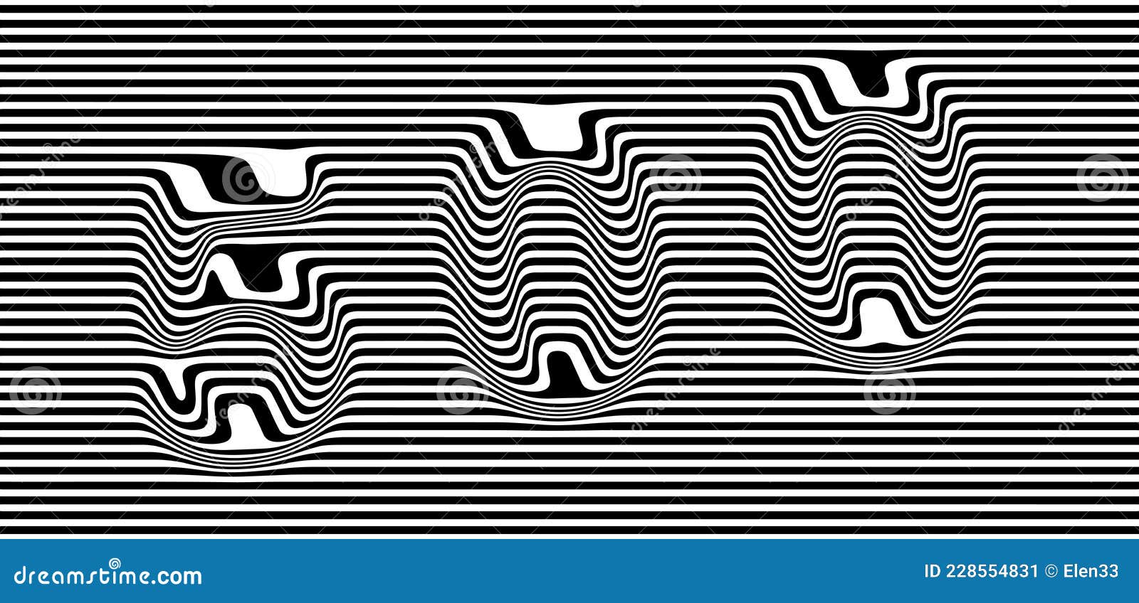 Distorted Numbers 500 on a Striped Black and White Background. Stock ...